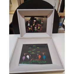 TABLEAU ART AFRICAIN LA PIECE